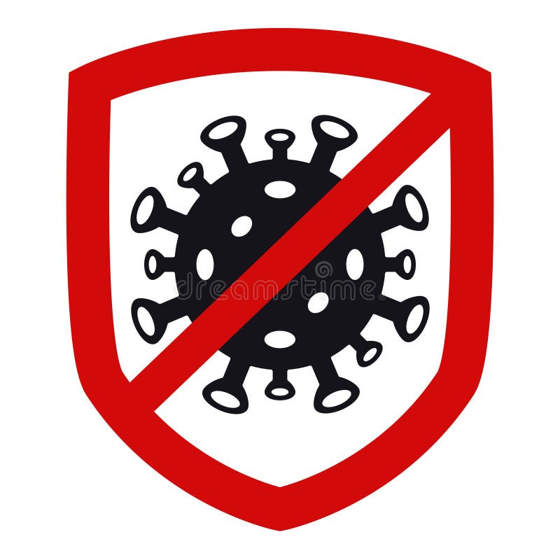 Protection Shield with Checkmark Vector Icon Symbol Stock Vector ...