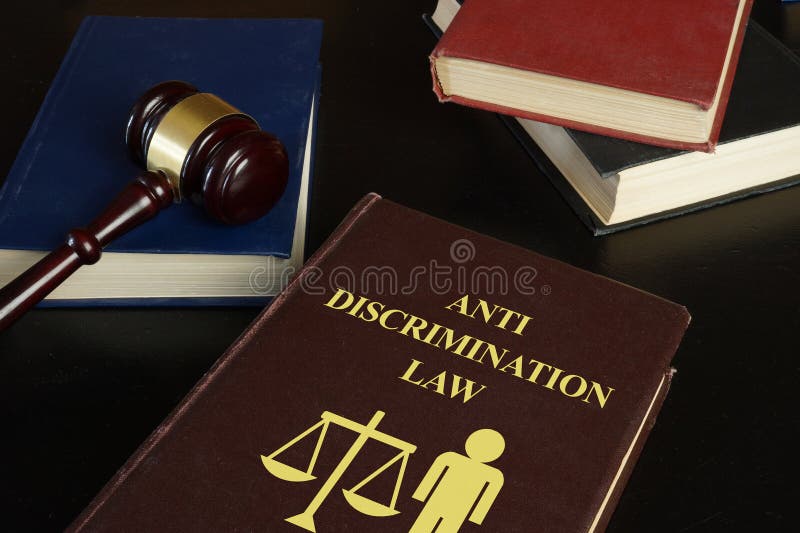 Anti Discrimination Law is Shown Using the Text Stock Image - Image of ...