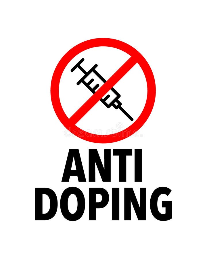 Anti Doping Vector Sign Logo Icon Badge Stock Vector - Illustration of ...