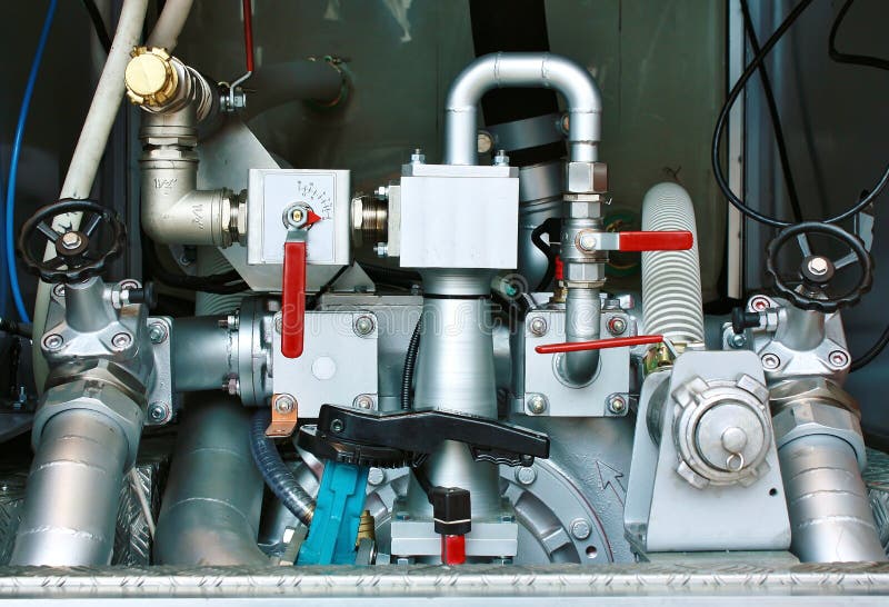 Anti-fire Equipment - Device for Water and Foam Stock Image - Image of ...