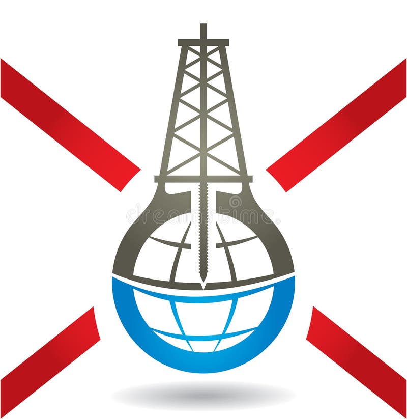 Natural Gas Fracking Icon stock vector. Illustration of shale - 38482984