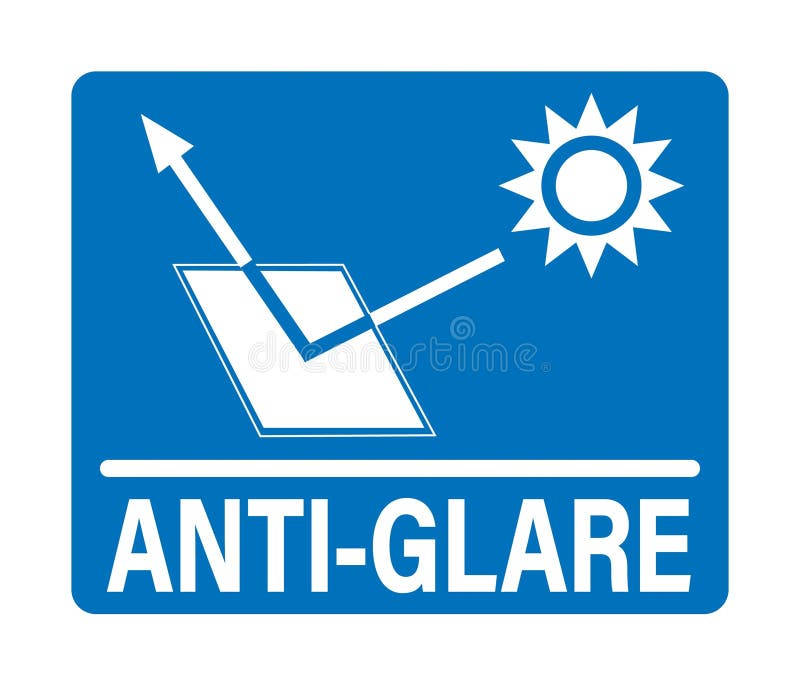 Anti Glare Label Sign, with a Glass Surface Protecting from the ...