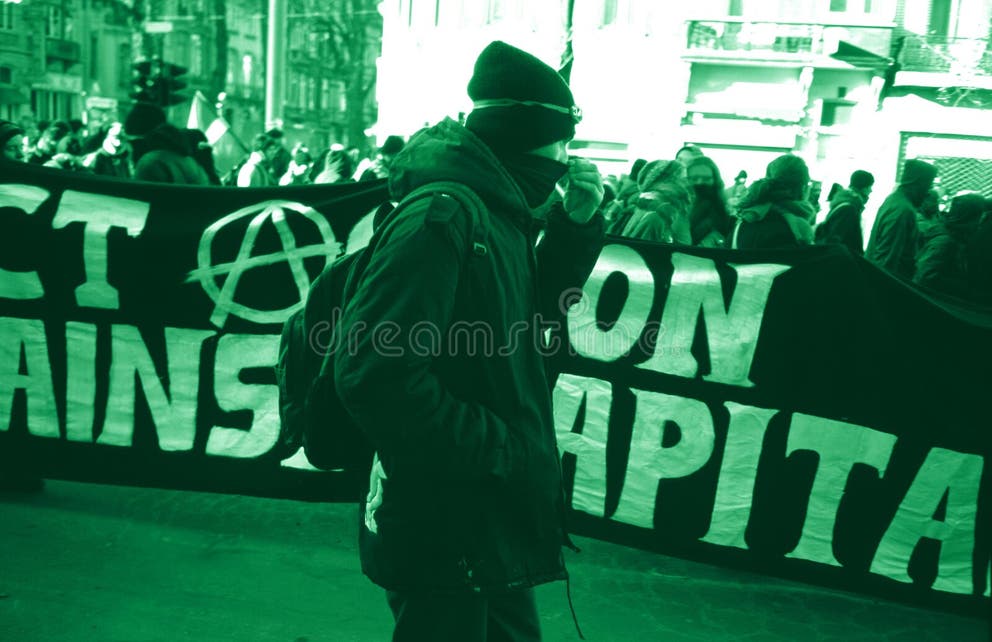 Anti-globalist protest stock image. Image of globalism - 1684285