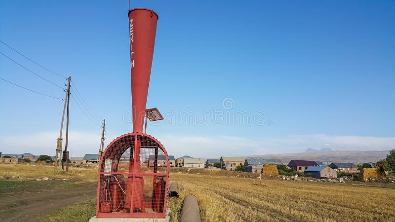 Anti-hail Rocket Launcher Inside the District and Local Hail Prevention ...