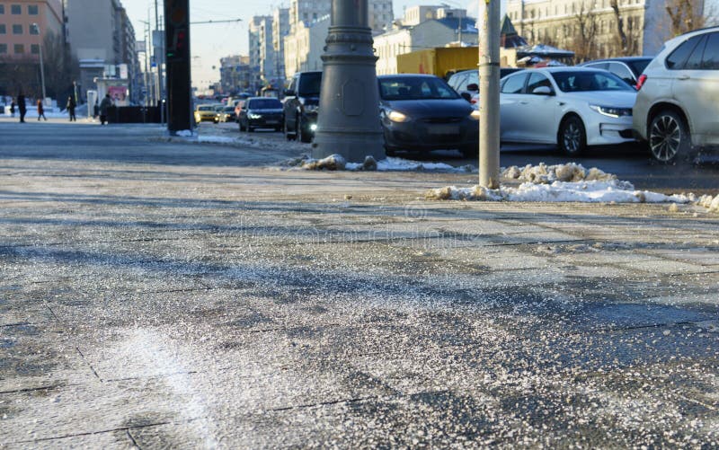 Anti-icing reagent stock image. Image of street, road - 130113893
