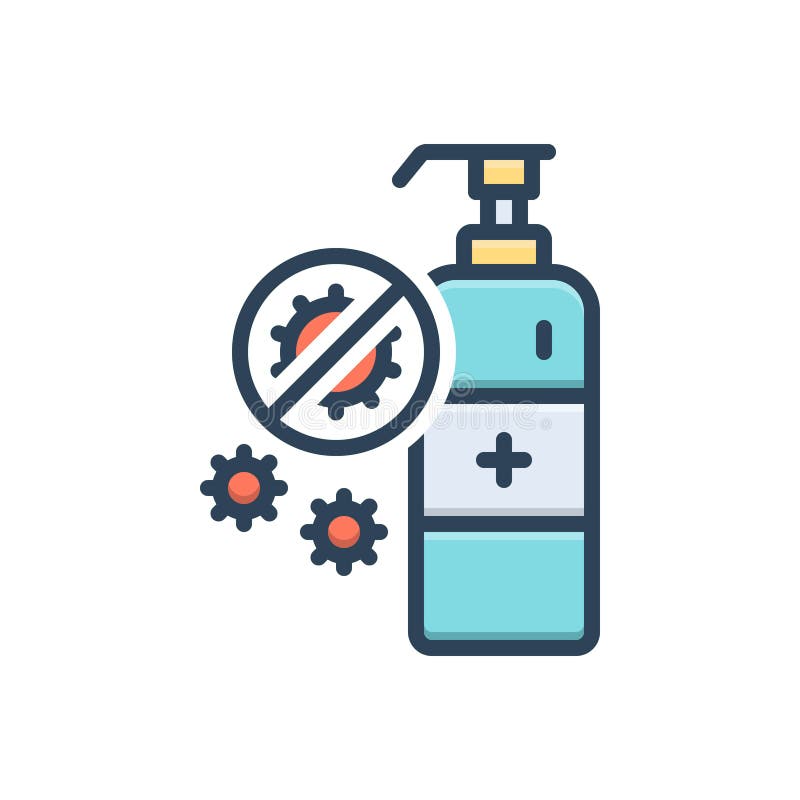 Color Illustration Icon for Anti, Germs and Bacteria Stock Vector ...