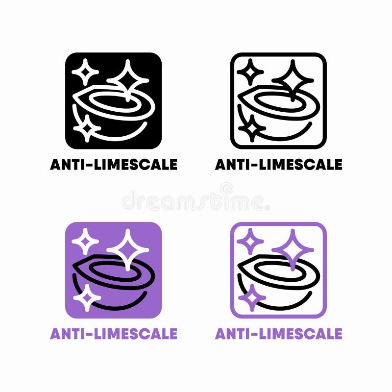 Anti Limescale Vector Information Sign Stock Vector - Illustration of ...