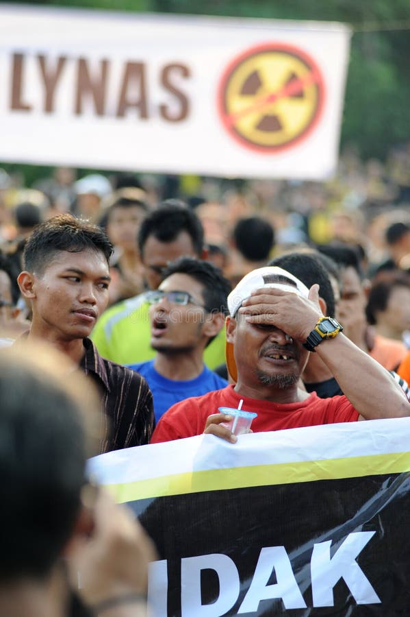 Anti-lynas editorial stock photo. Image of pahang, kuantan - 20048678