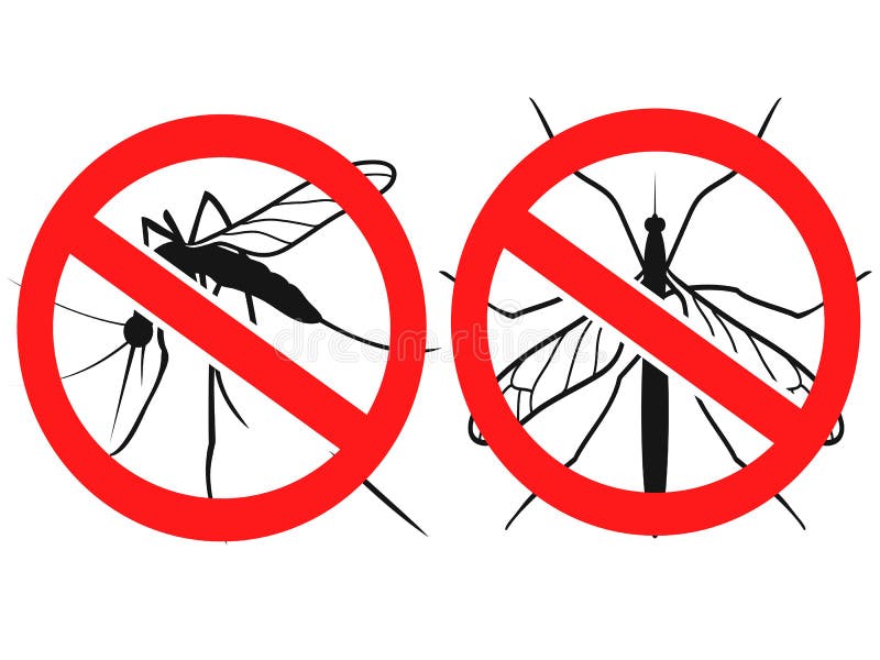 Anti Mosquitoes Sign,vector Stock Vector - Illustration of black, icon ...