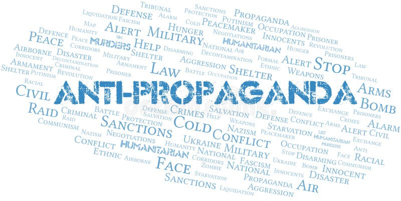 Anti-Propaganda Word Cloud. Vector Made with the Text only. Stock ... Anti-Propaganda Word Cloud. Vector Made with the Text only. Stock ...