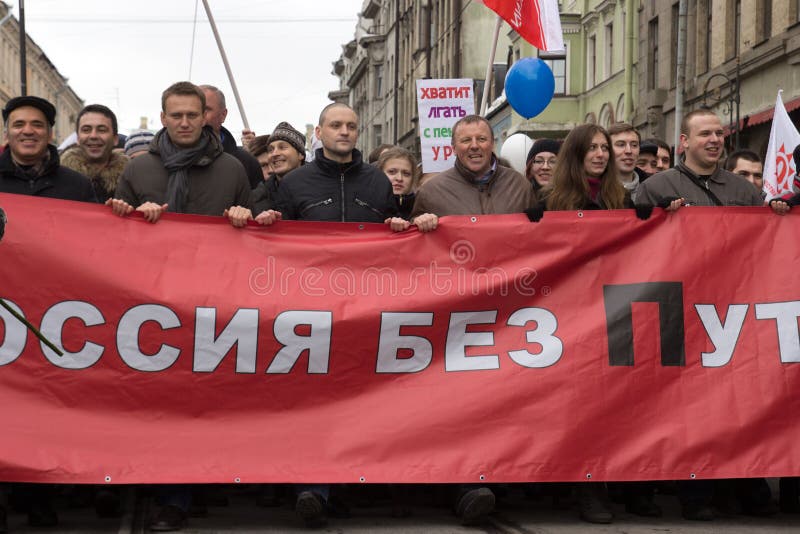 Anti Putin Rally Editorial Photography Image Of Protest 23549092