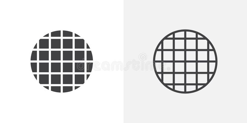 Anti Skid Feet Line Icon Isolated on White Background Stock Vector ...