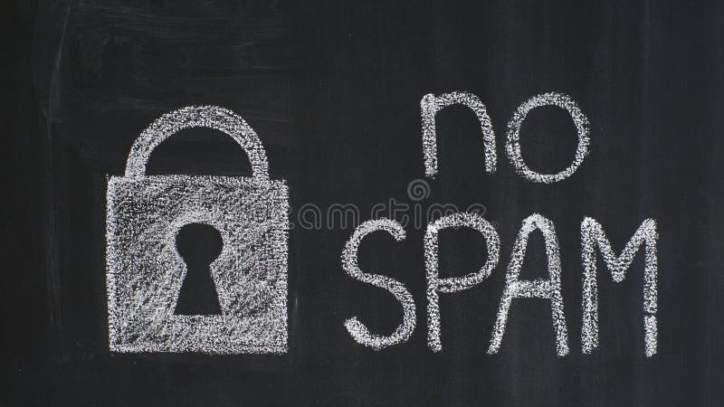 Anti spam concept stock image. Image of secret, computer - 24018747