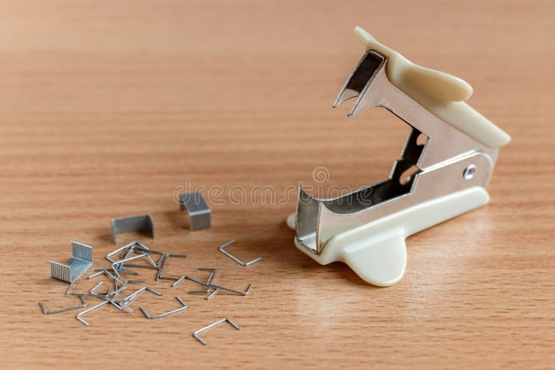 Anti-stapler and Paper Clips Stock Image - Image of office, tree: 97598571