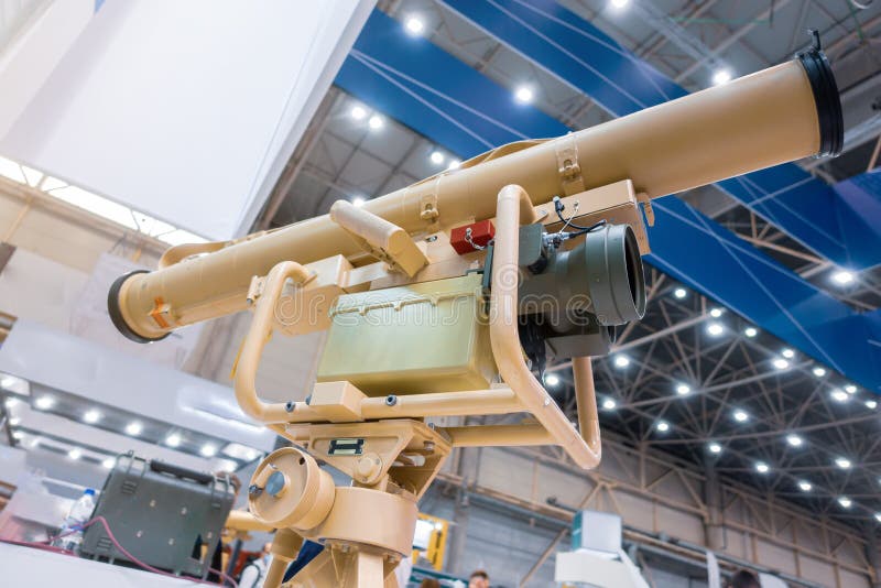 Anti-tank Laser-guided Missile System. Anti-tank Weapon Stock Photo ...