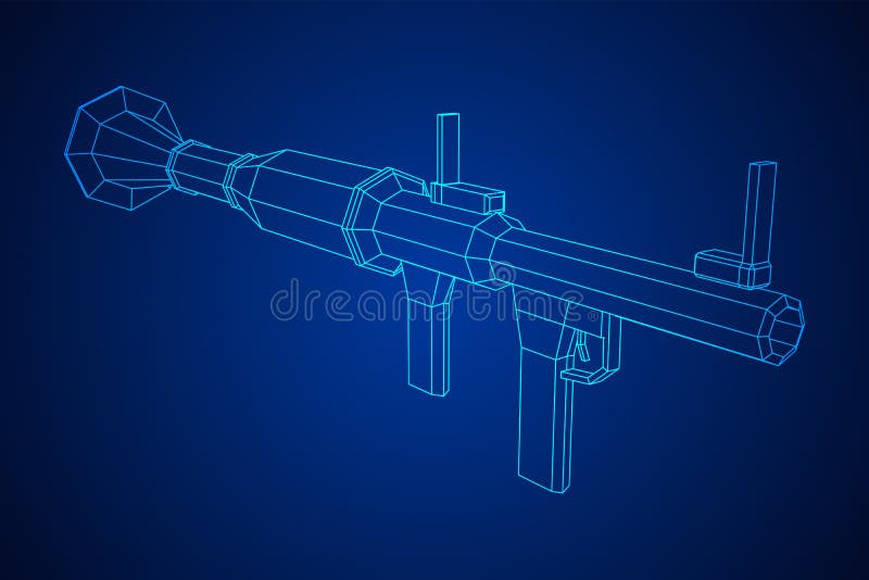 Anti-tank Rocket Propelled Grenade Launcher - RPG 7 Stock Vector ...