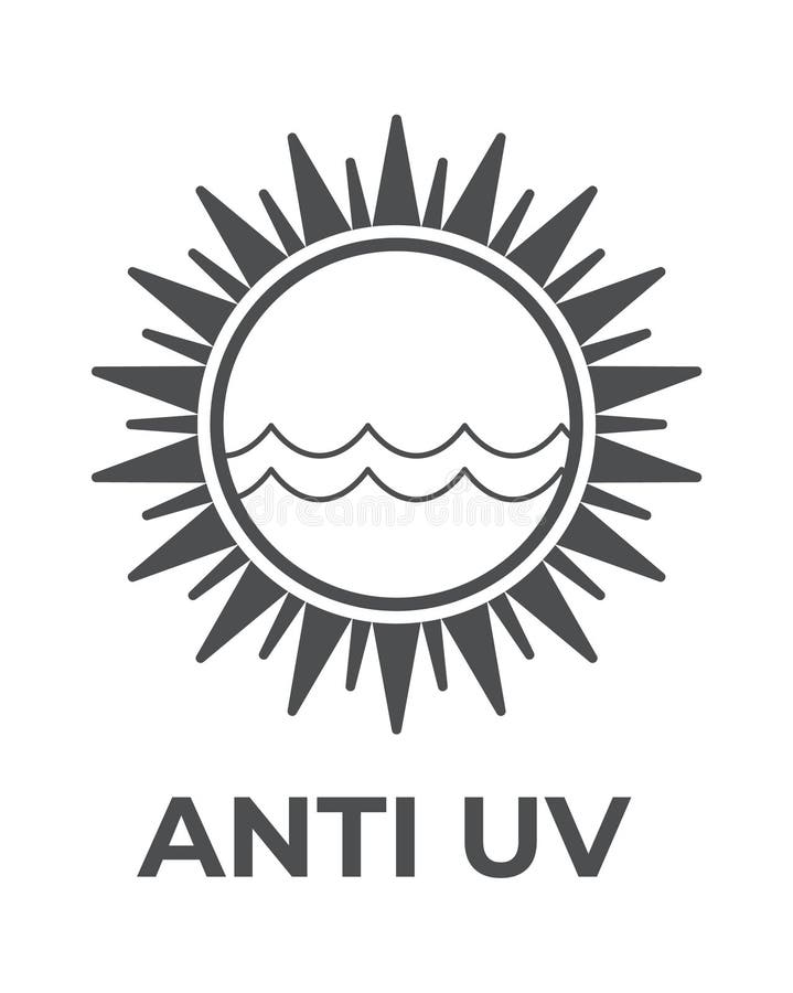 Anti Ultraviolet Factor Glyph Icon Sun Protection Stock Vector ...