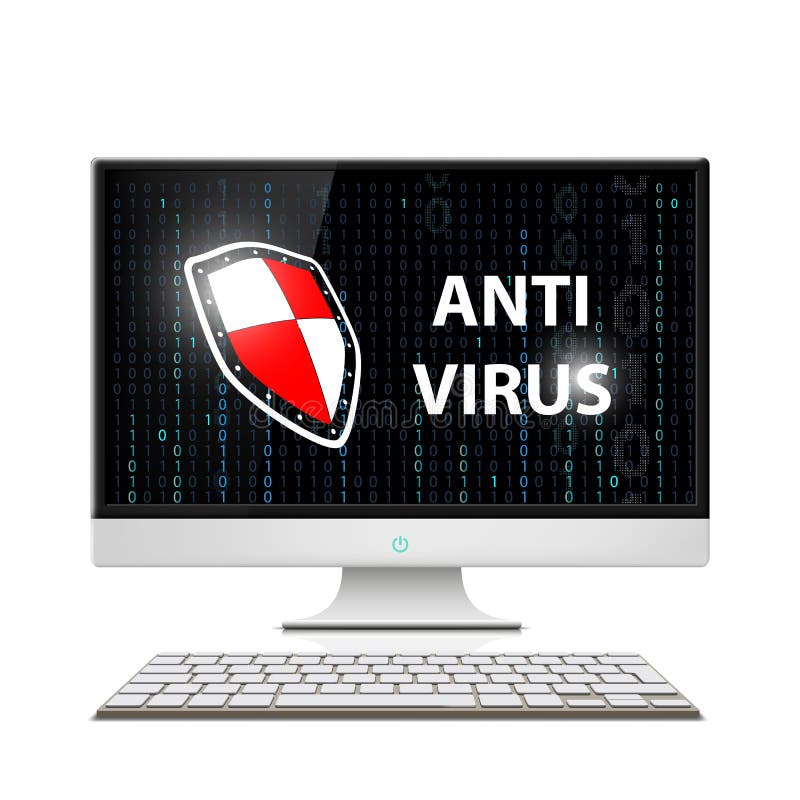 Anti-virus Software. Stock Illustration Stock Vector - Illustration of ...