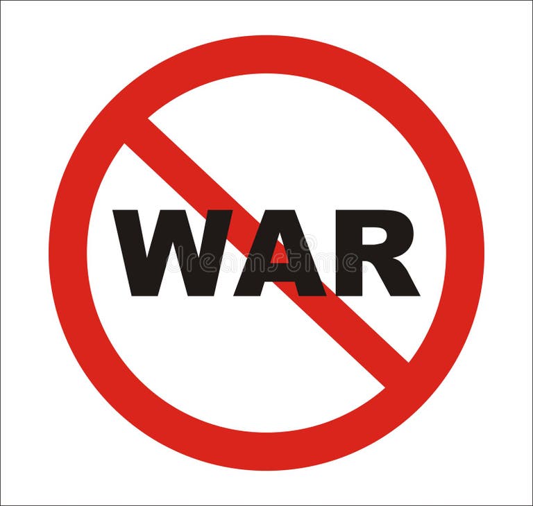 Anti war Sign, vector stock vector. Illustration of stop - 12148643