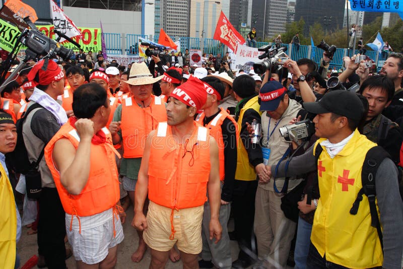 Anti Wto Protests Hong Kong Stock Photos - Free & Royalty-Free Stock ...
