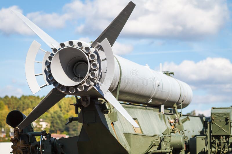 Antiaircraft Rocket stock photo. Image of aircraft, powerful - 45175198