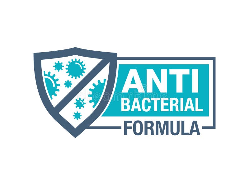 Antibacterial Formula Horizontal Stamp Stock Vector - Illustration of ...