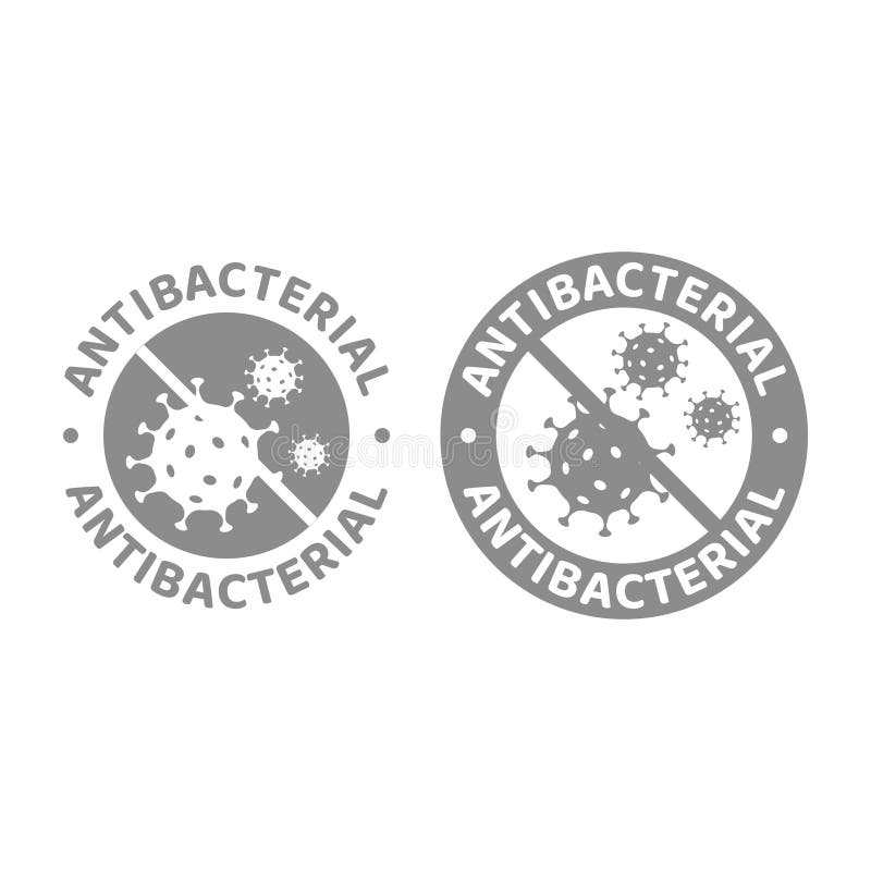 Antibacterial Gel or Wipes Label Stock Vector - Illustration of stamp ...