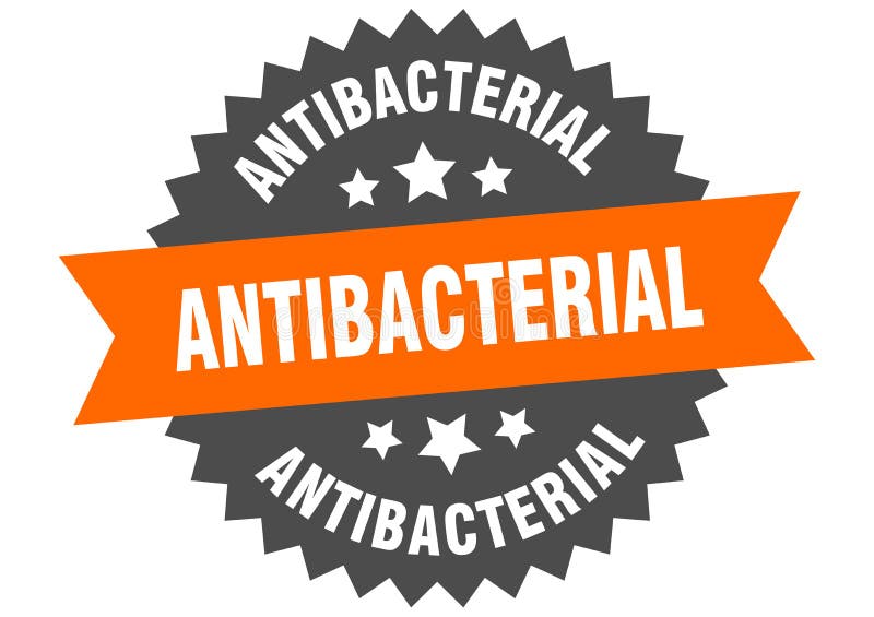 Antibacterial Sign with Green Bacteria. Vector Stock Illustration Stock ...