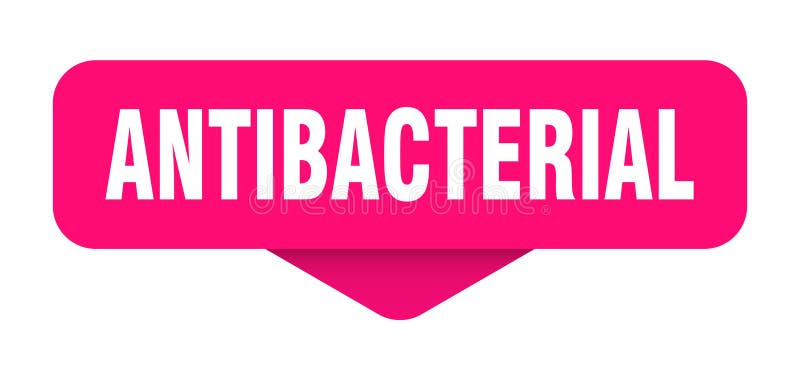 Antibacterial Sticker. Antibacterial Sign on Transparent Background ...