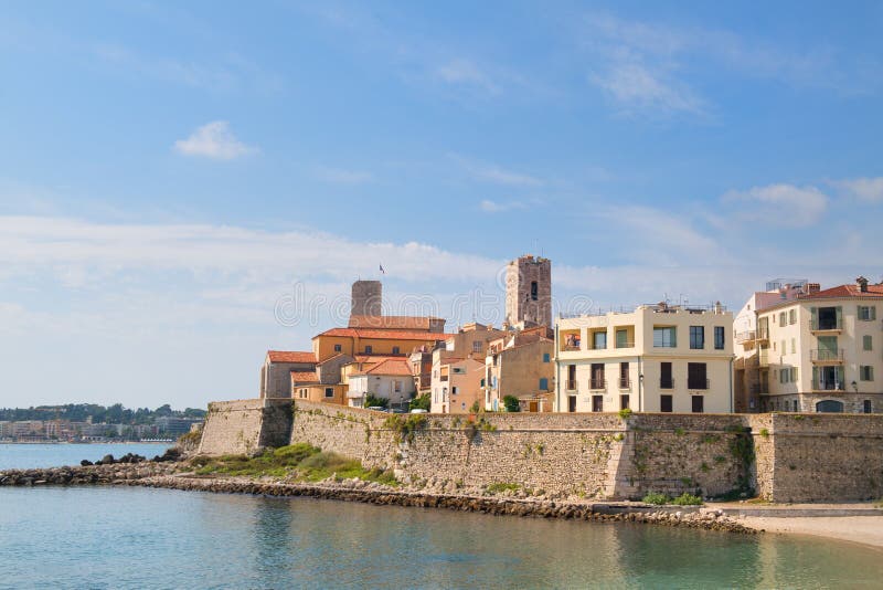 Antibes in France stock photo. Image of france, landscape - 156362156