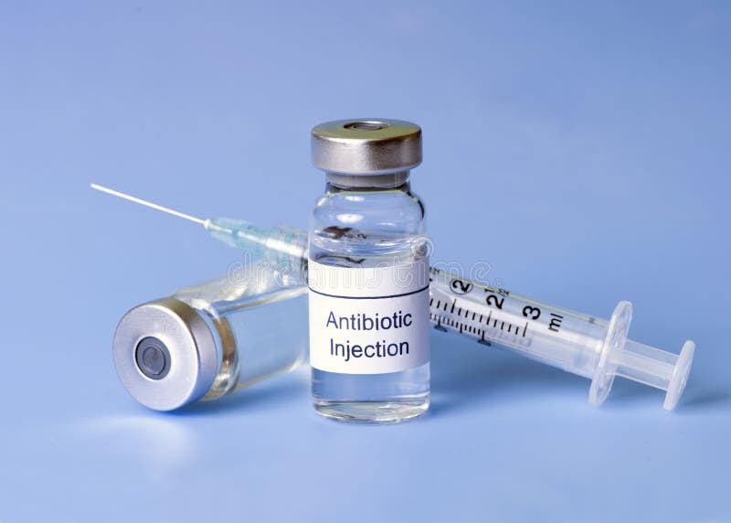 Antibiotic Injection stock photo. Image of vial, vaccination - 37439472