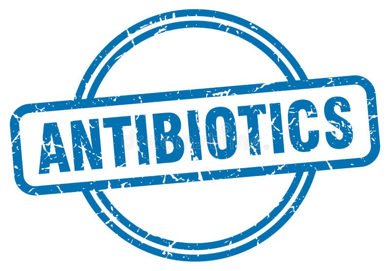 Antibiotics Stamp. Antibiotics Round Grunge Sign Stock Vector ...