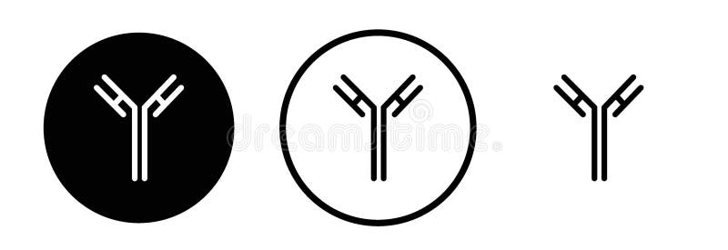 Antibody Icon Vector Set on White Background Stock Vector ...