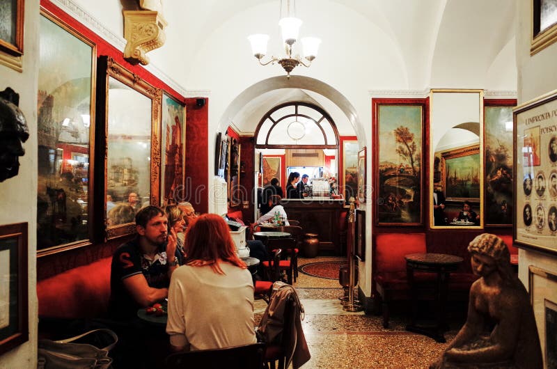 Antico Caffe Greco, the Oldest Bar in Rome Editorial Photography ...