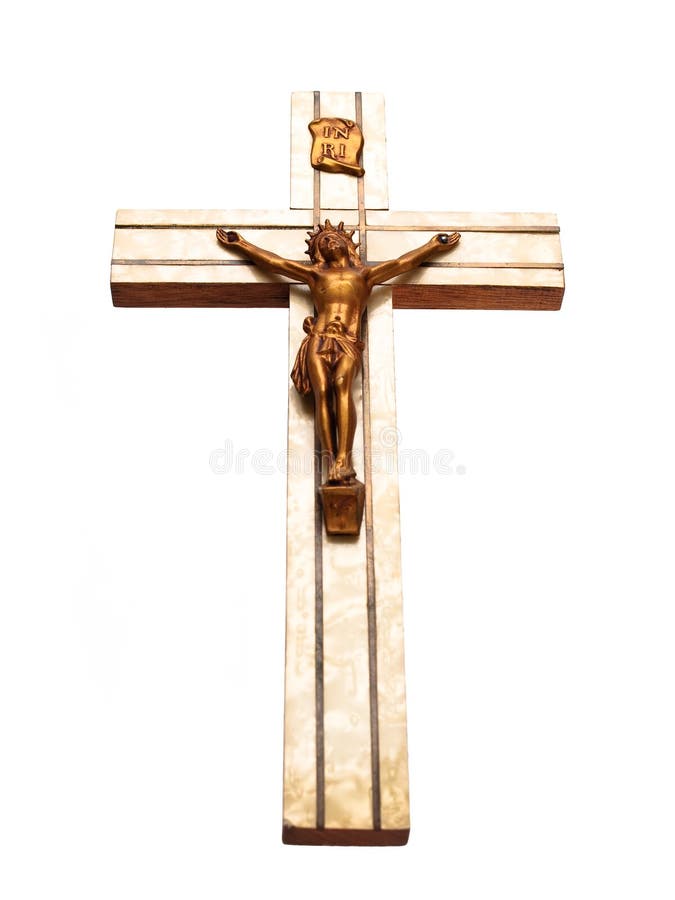 Antiek kruisbeeld stock afbeelding. Image of begrafenis - 13882537