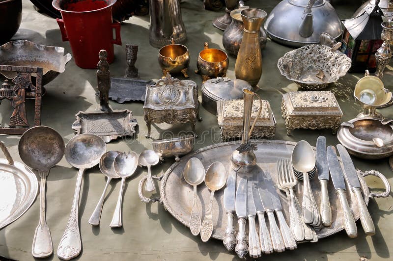 Antiek stock afbeelding. Image of voorwerp, gietlepel - 19572189