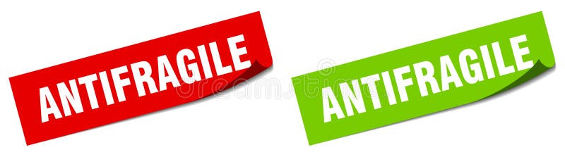 Antifragile Sticker. Antifragile Sign Set Stock Vector - Illustration ...