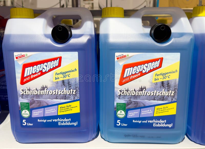 Antifreeze Windshield Washer Fluid 5l Clear Blue Bottles German ...