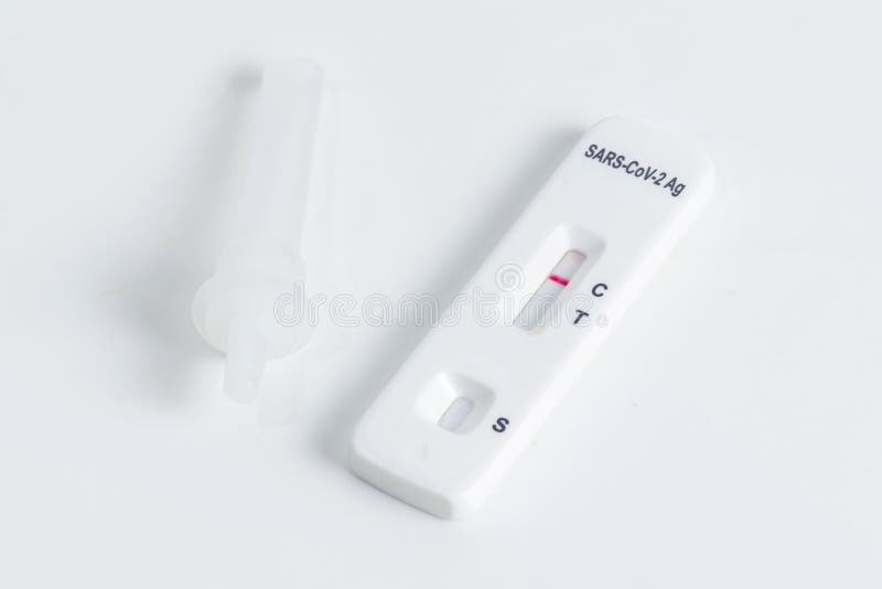 Antigen Rapid Test To Detect Covid 19 Virus Stock Photo - Image of ...