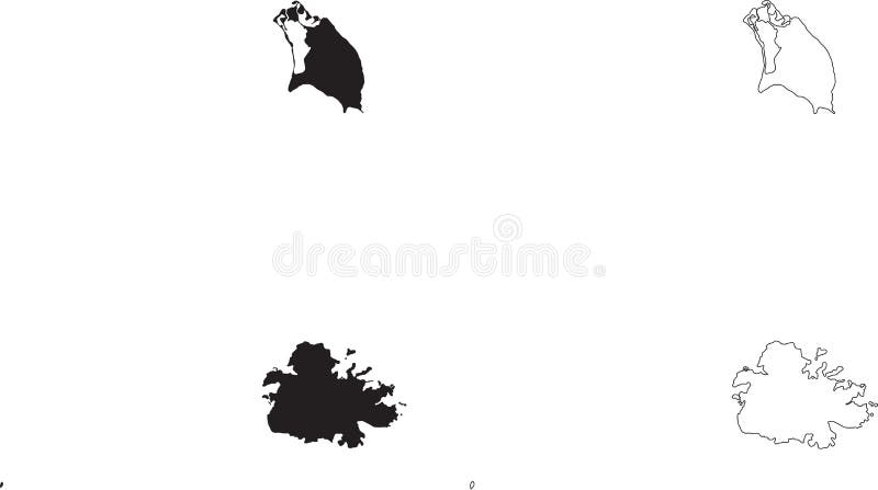 Antigua Barbuda Map Outline Stock Illustrations – 600 Antigua Barbuda ...