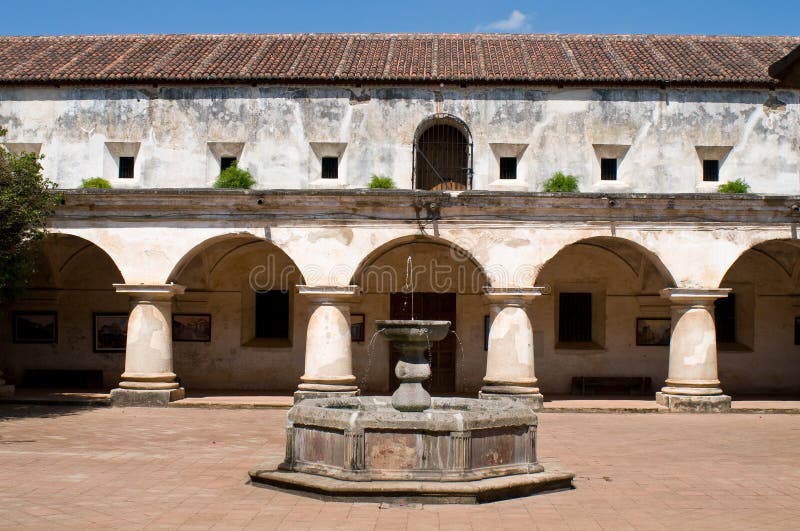 Church and Convent of Las Capuchinas, Antigua Stock Photo - Image of ...