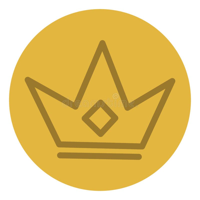Antigue Golden Crown, Icon Icon Stock Vector - Illustration of object ...