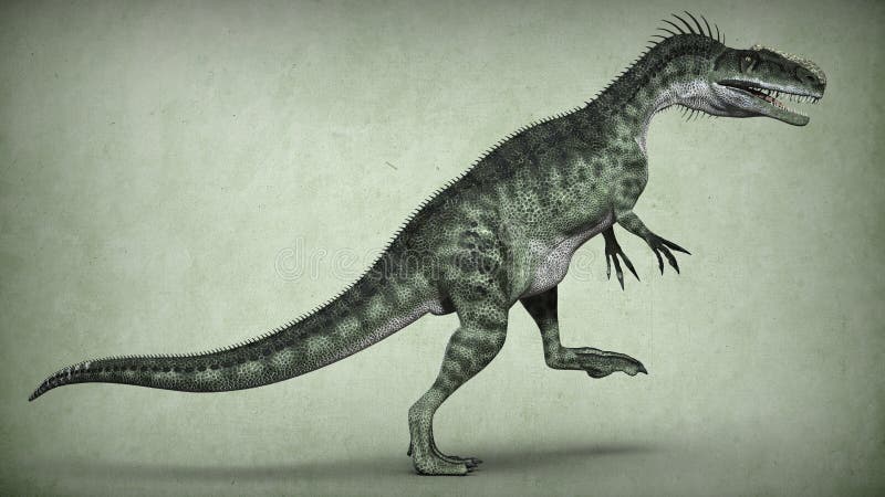 Antiguo dinosaurio extinto stock de ilustración. Ilustración de antiguo ...