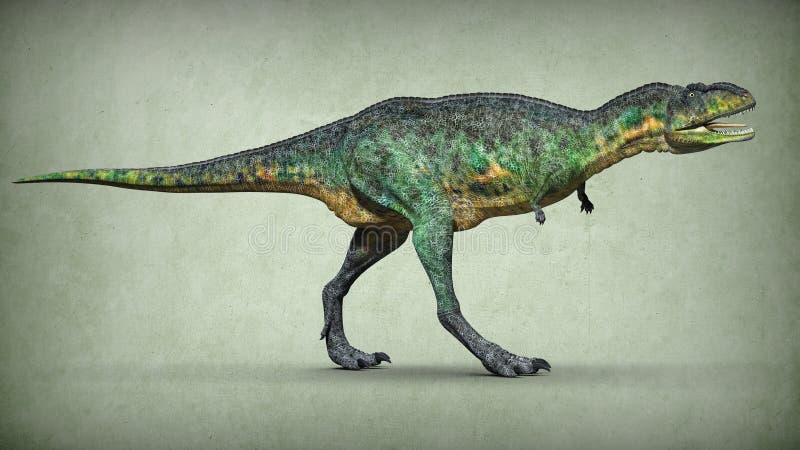 Antiguo dinosaurio extinto stock de ilustración. Ilustración de muerte ...