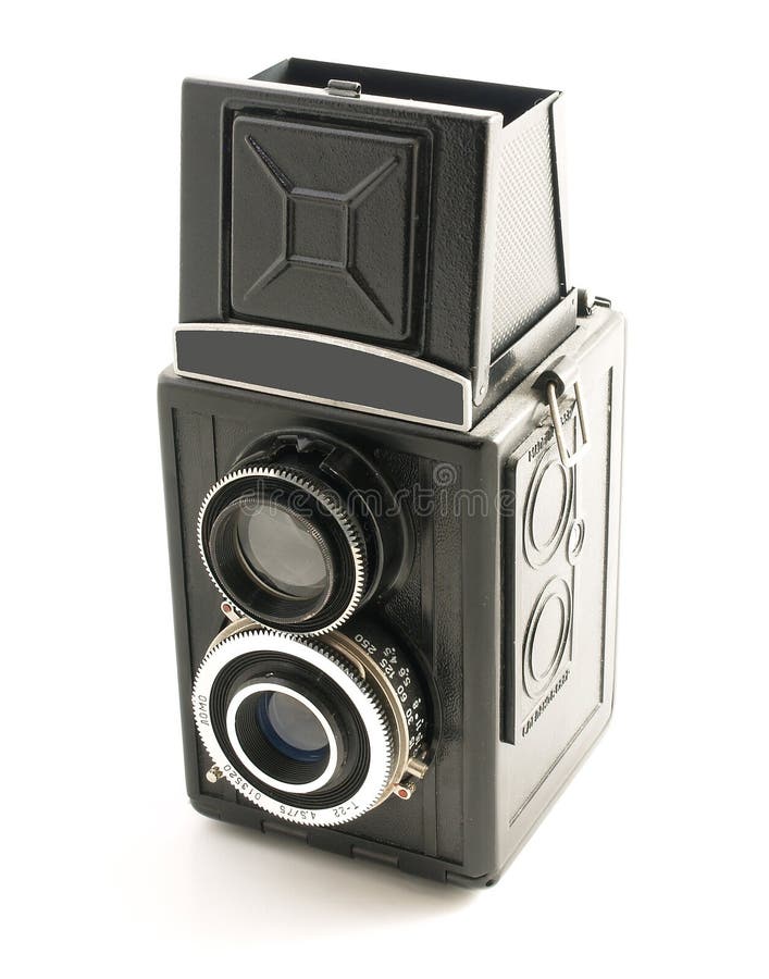 Gammal antik kamera arkivfoto. Bild av klick, historia - 10916876