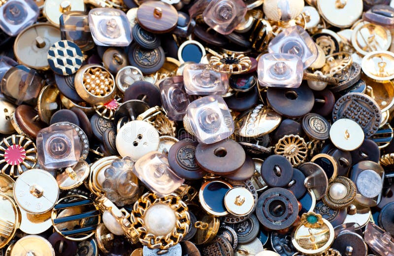 Antika knappar arkivfoto. Bild av samling, slumpmässig - 41316576