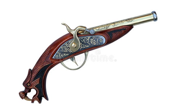 Antike Gewehr stockfoto. Bild von feuer, duell, gewehrkugeln - 1359554