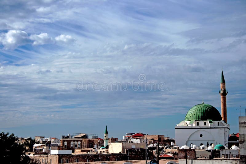 Antike Sinan basha Moschee stockbild. Bild von grün, moschee - 14203743