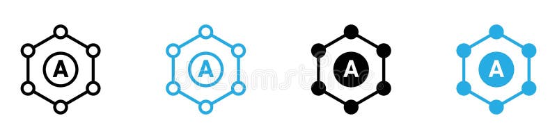 Antioxidant Icon Vector Set Collection for Web Stock Vector ...