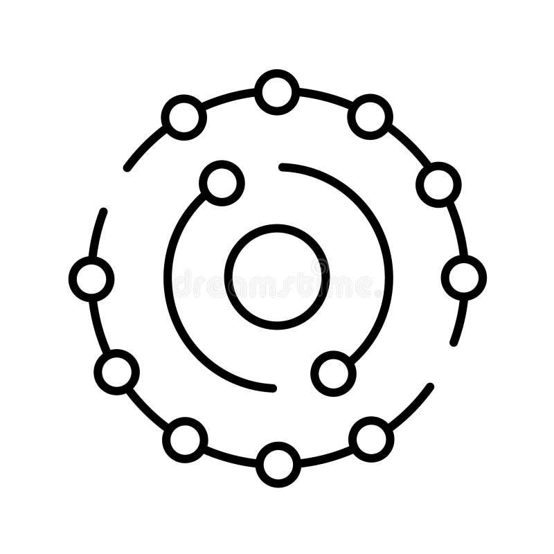 Antioxidant Vector Icon in Line Design. Stock Illustration ...